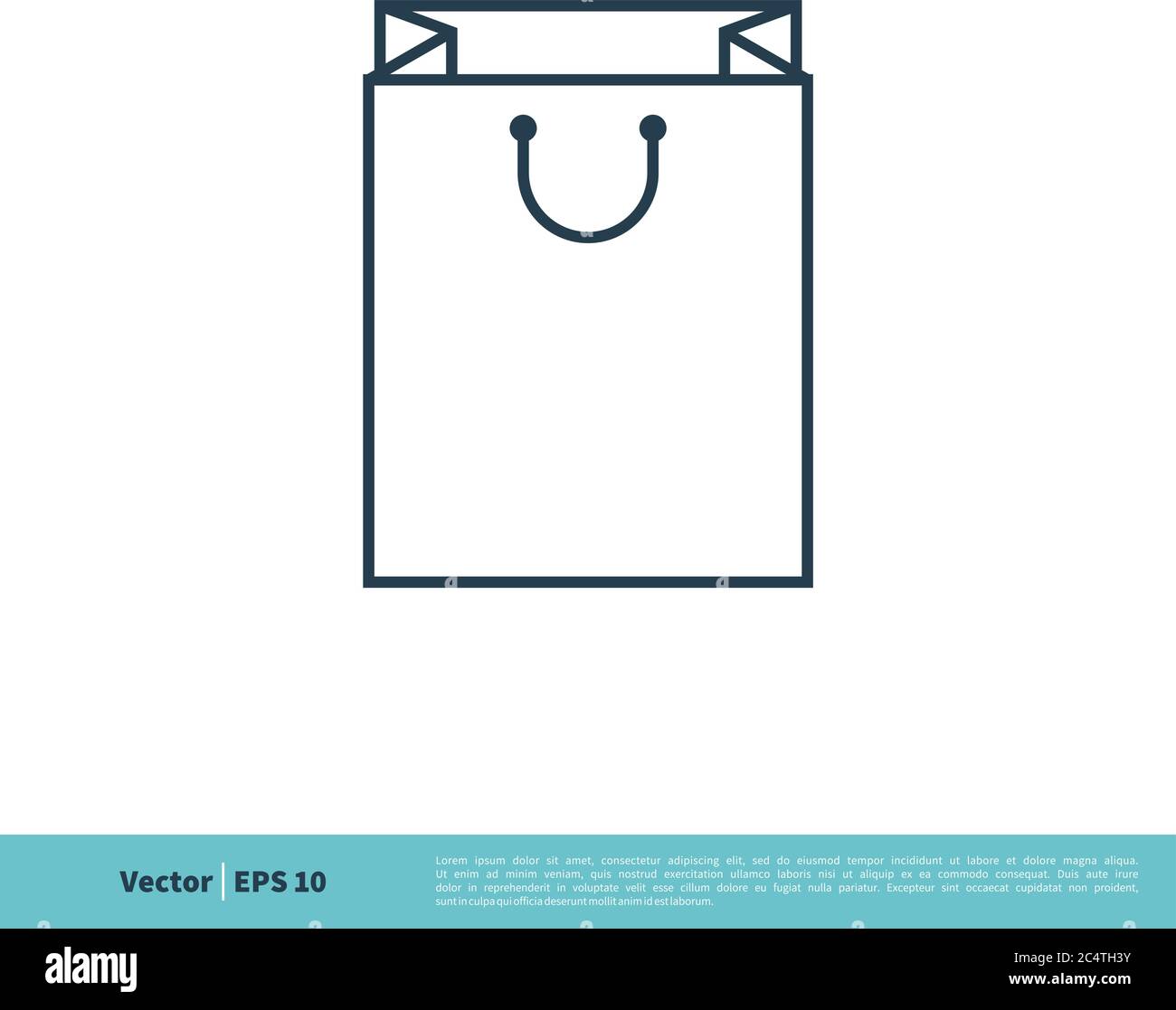 Paper Bag Icon Vector Logo Template Illustration Design. Vector EPS 10 ...