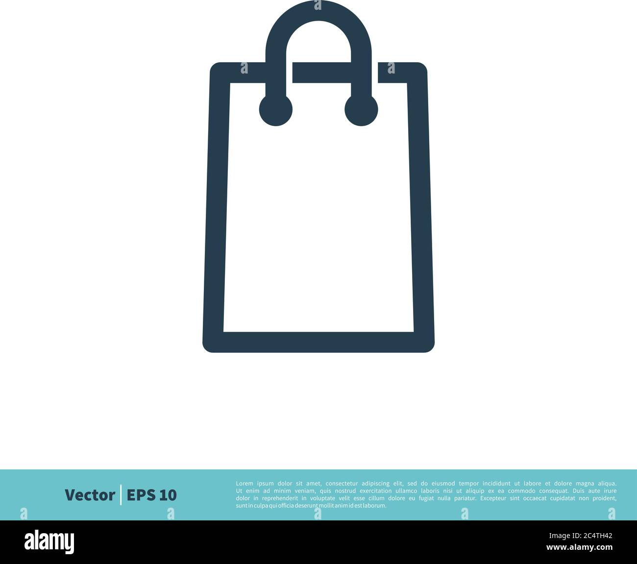 Paper Bag Icon Vector Logo Template Illustration Design. Vector EPS 10 ...