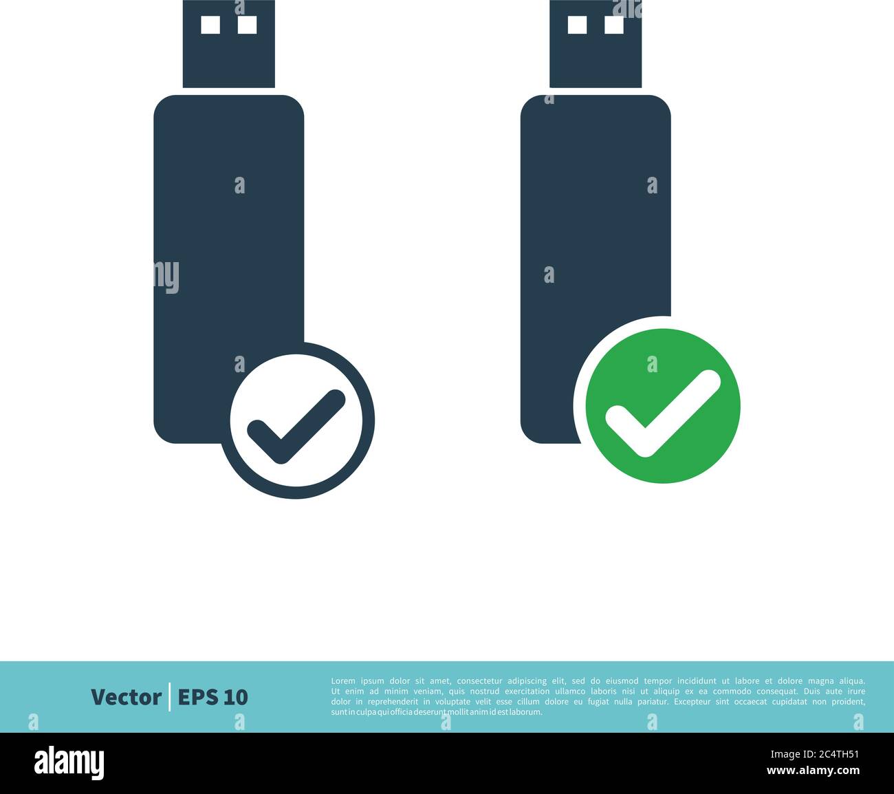 USB Flash Drive Icon Vector Logo Template Illustration Design. Vector ...