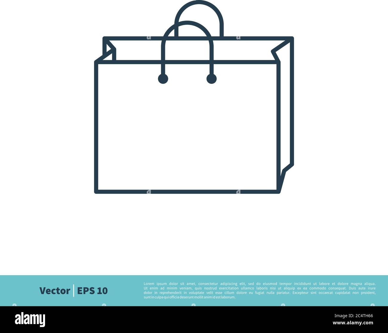 Paper Bag Icon Vector Logo Template Illustration Design. Vector EPS 10 ...