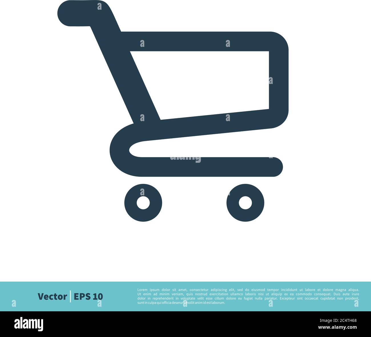 Trolley Cart Icon Vector Logo Template Illustration Design. Vector EPS ...