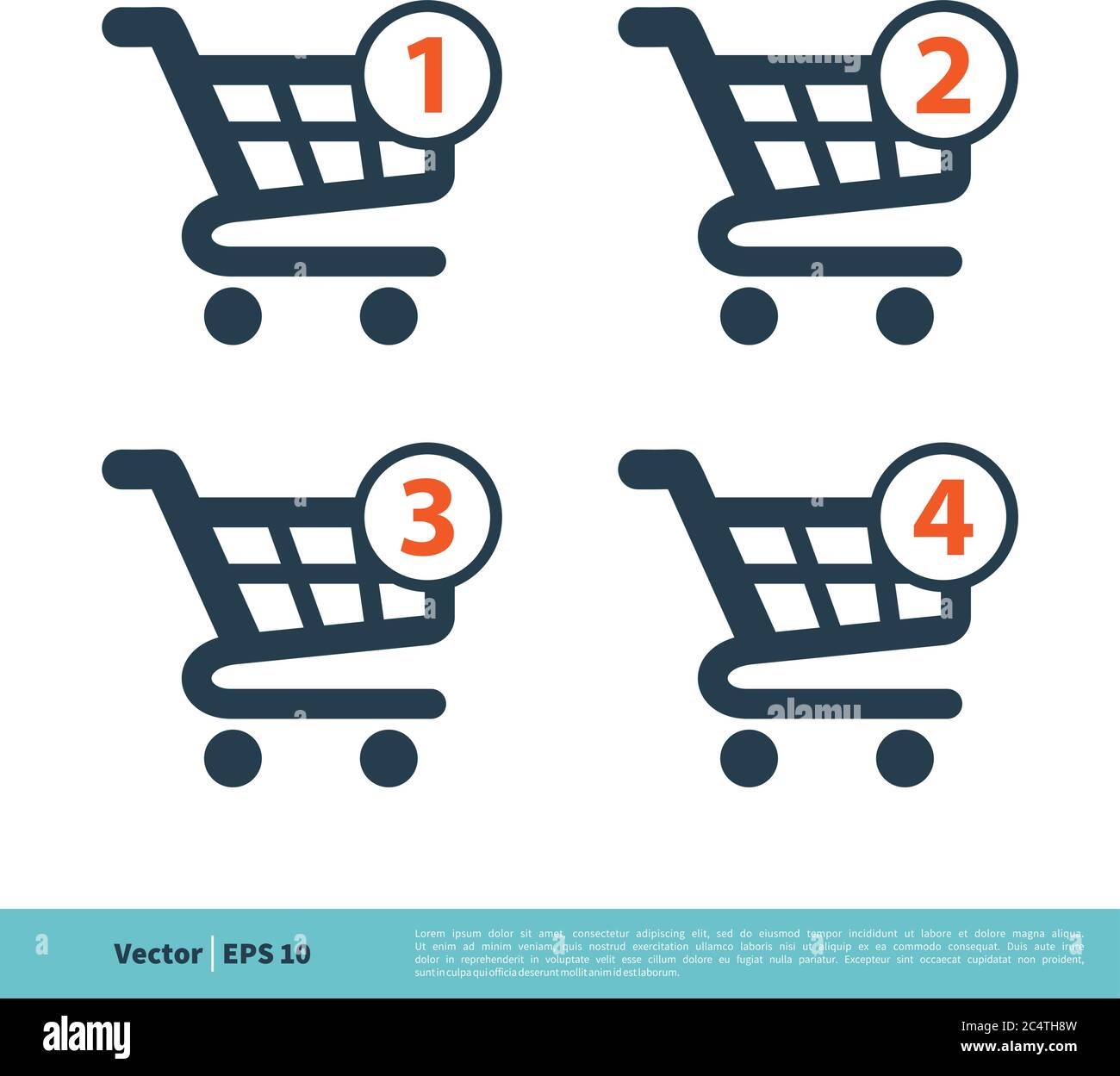 Trolley Cart Icon Vector Logo Template Illustration Design. Vector EPS ...