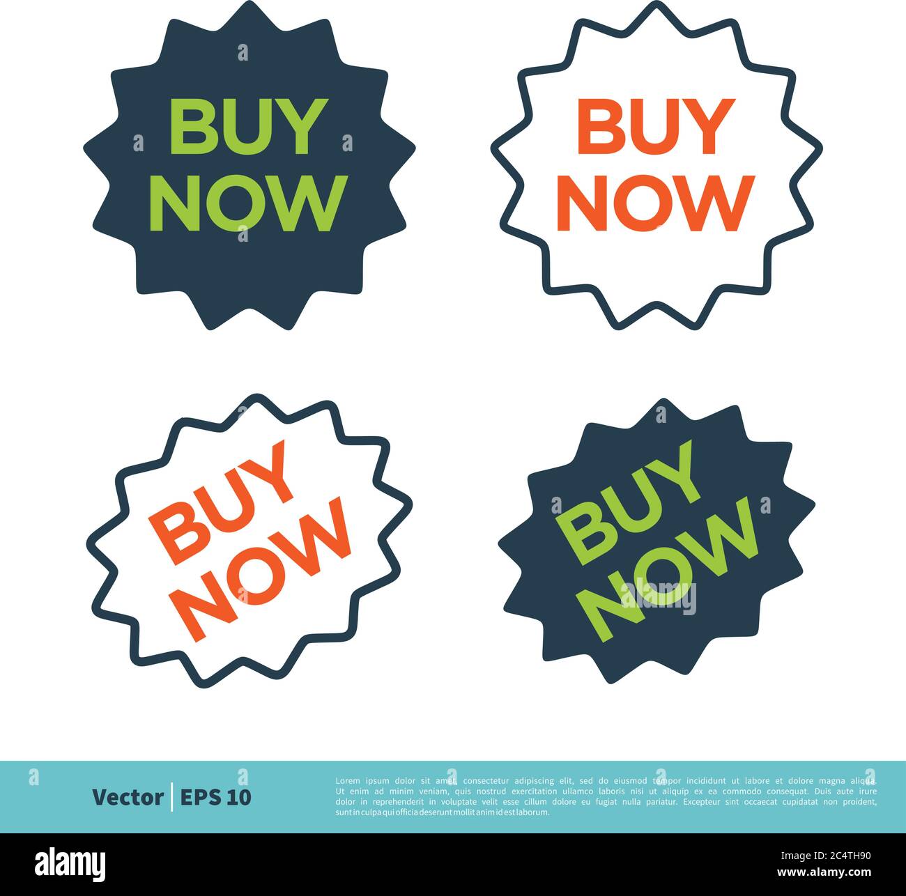 Sticker Label Buy Now Icon Vector Logo Template Illustration Design ...