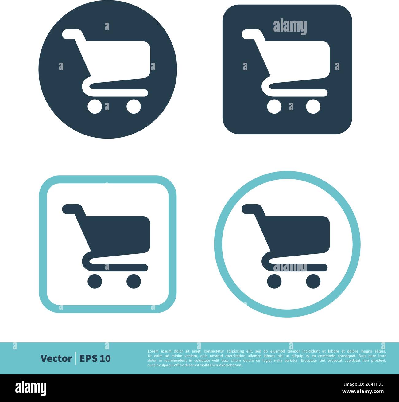 Trolley Cart Icon Vector Logo Template Illustration Design. Vector EPS ...