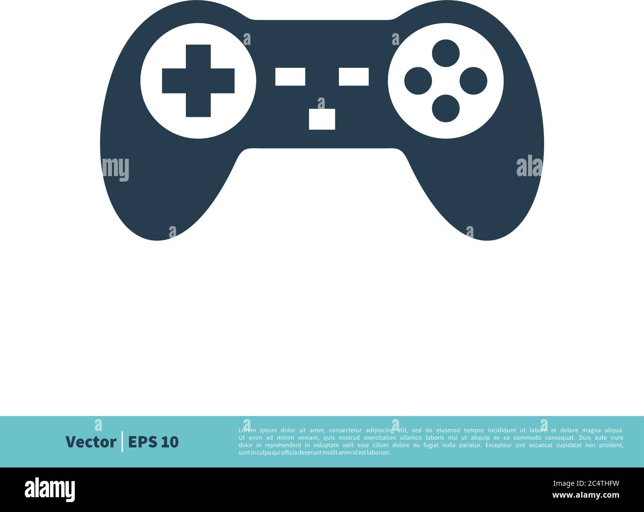 Game Joystick Icon Vector Logo Template Illustration Design. Vector EPS ...