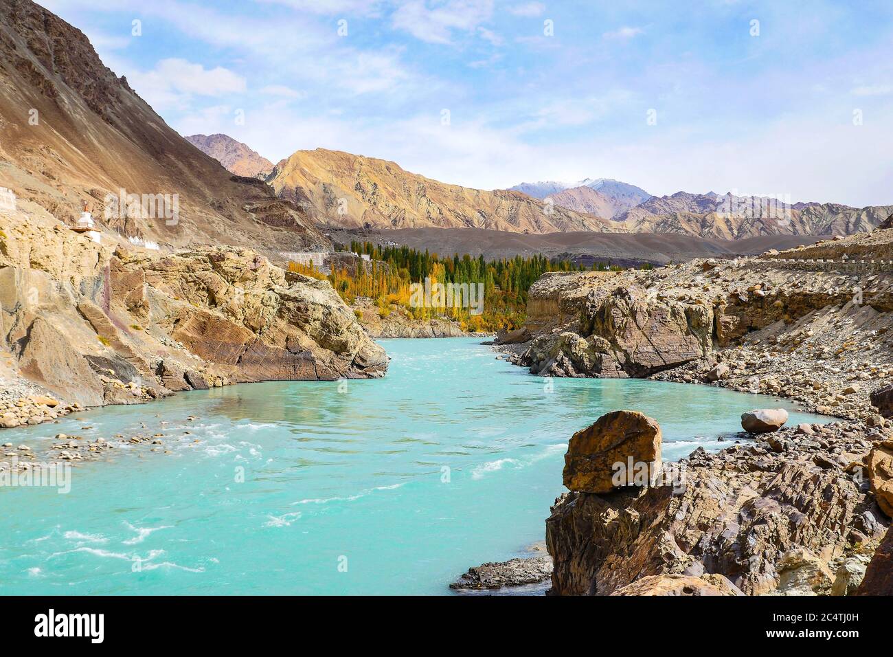 Landscape view of Ladakh India Stock Photo - Alamy