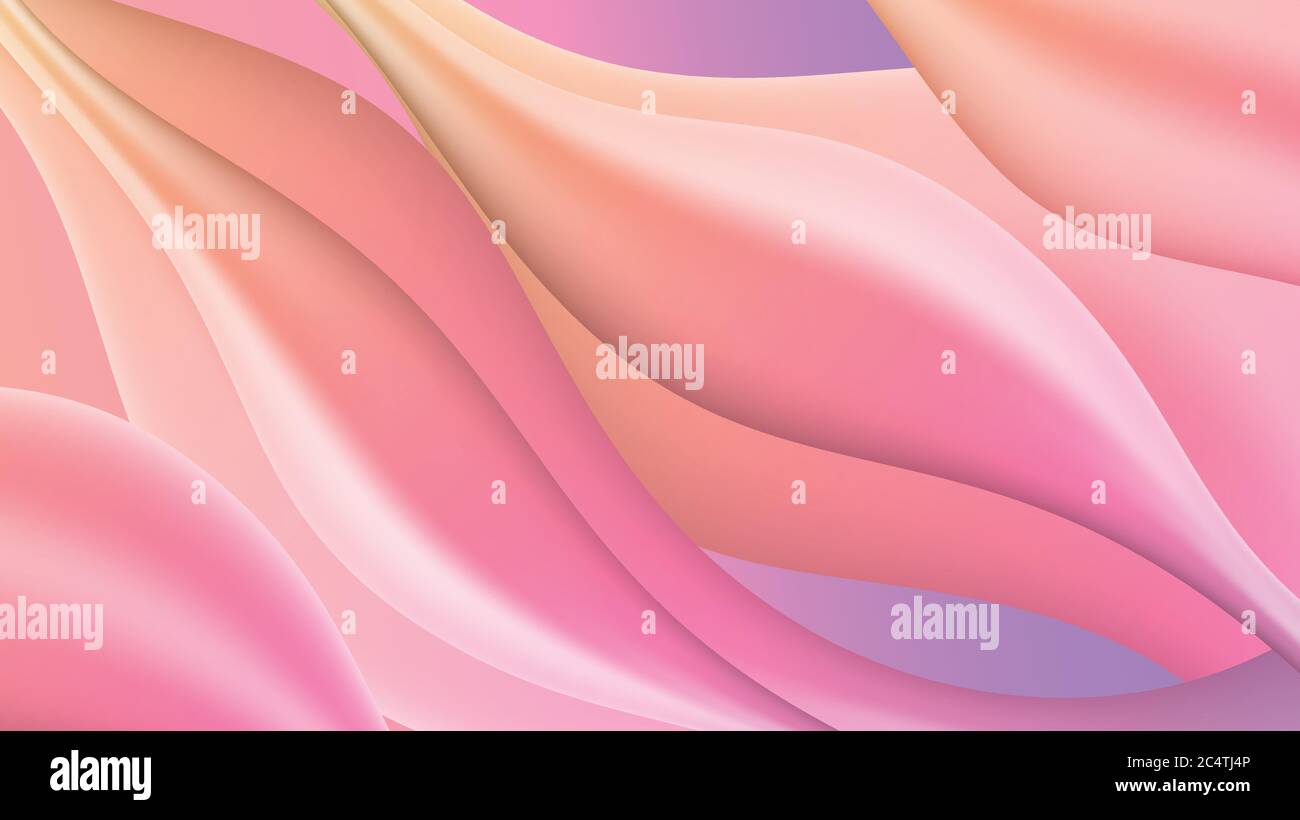 Fluid style wallpaper or abstract colorful flow shapes background 3D ...