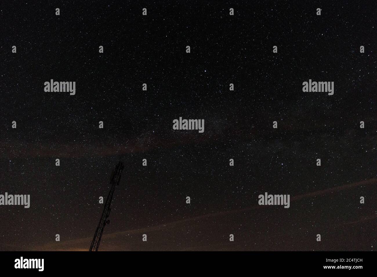 Beautiful dark night sky full of stars Stock Photo - Alamy