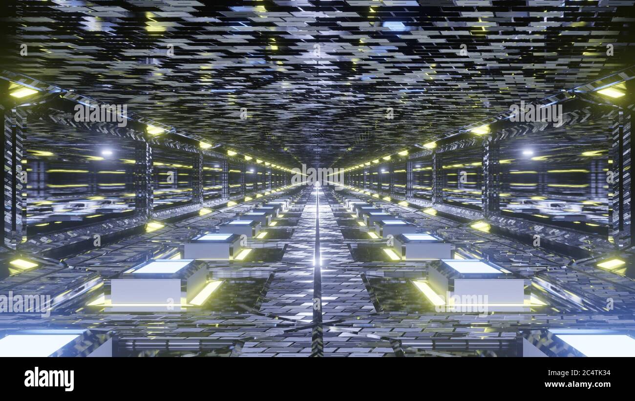 Futuristic cosmic setting with laser lights - perfect for sci-fi ...