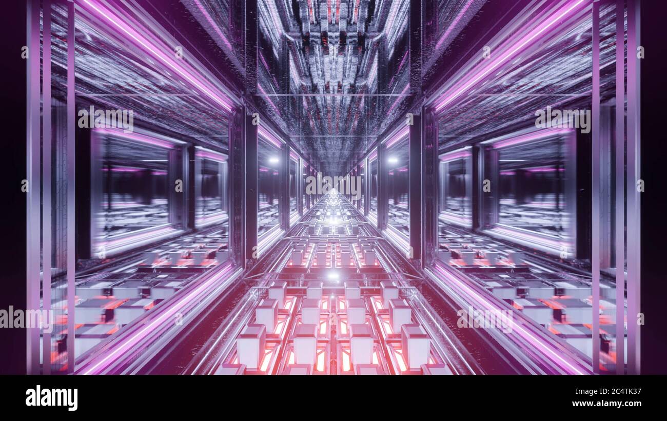 Futuristic cosmic setting with laser lights - perfect for sci-fi ...