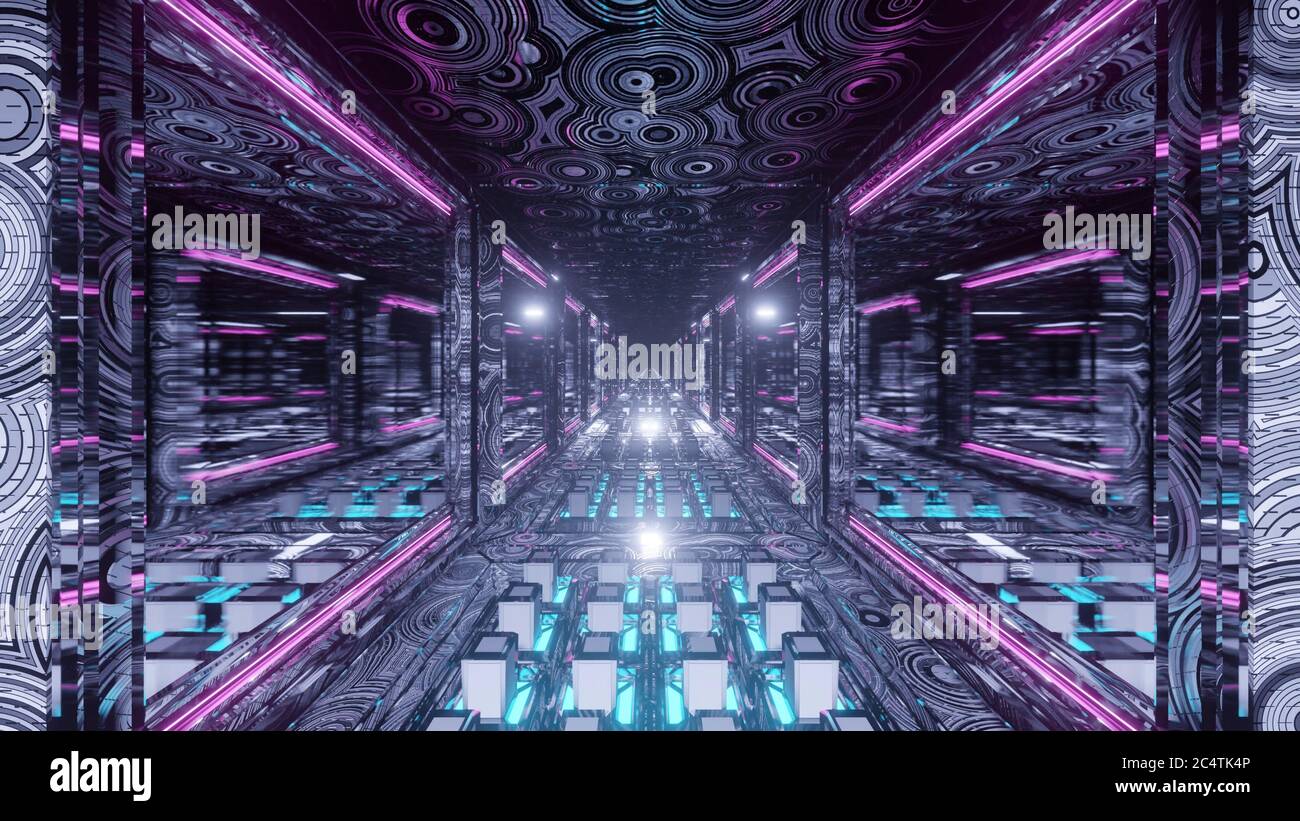 Futuristic cosmic setting with laser lights - perfect for sci-fi ...