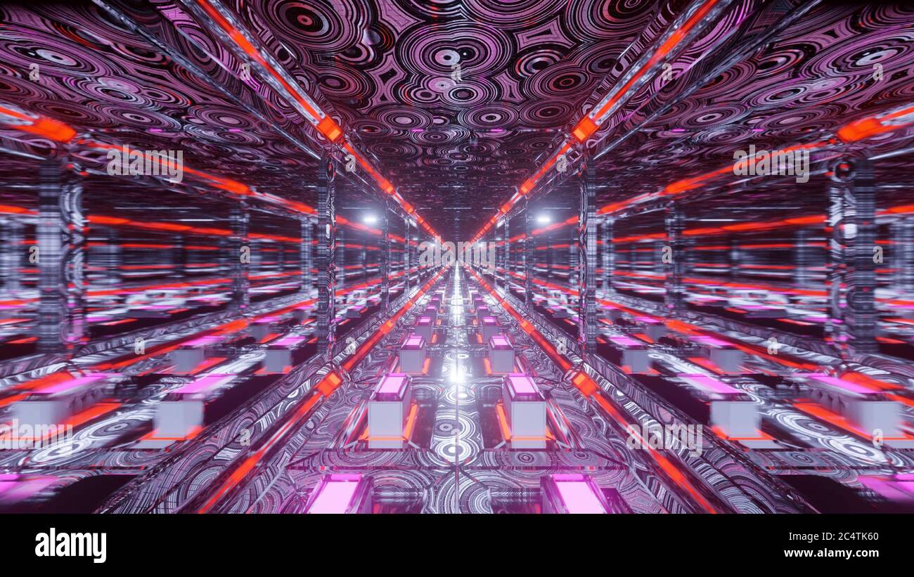 Futuristic cosmic setting with laser lights - perfect for sci-fi ...