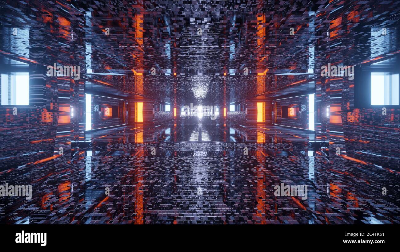 Futuristic cosmic setting with laser lights - perfect for sci-fi ...