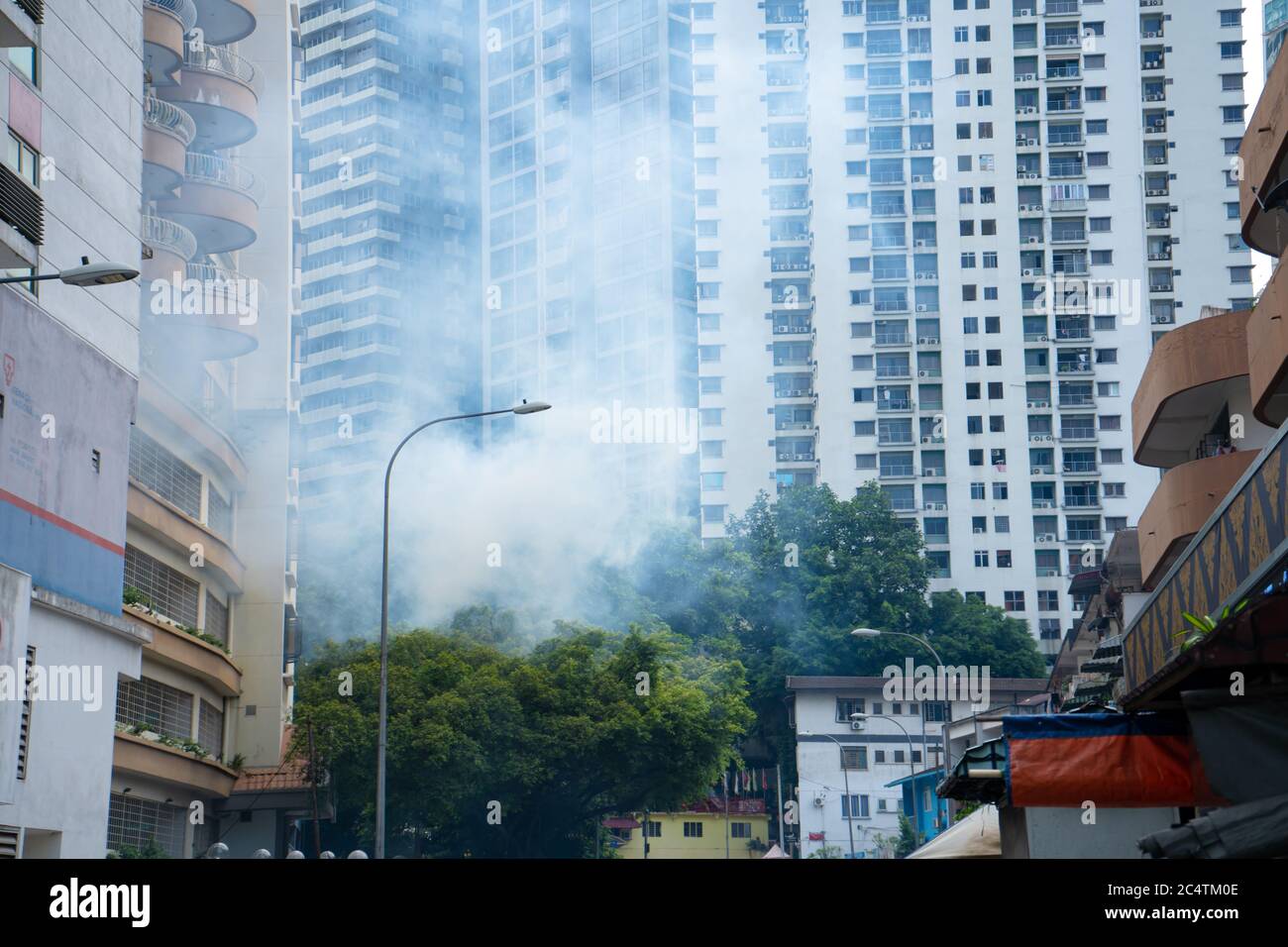 Fogging for insects hi-res stock photography and images - Alamy