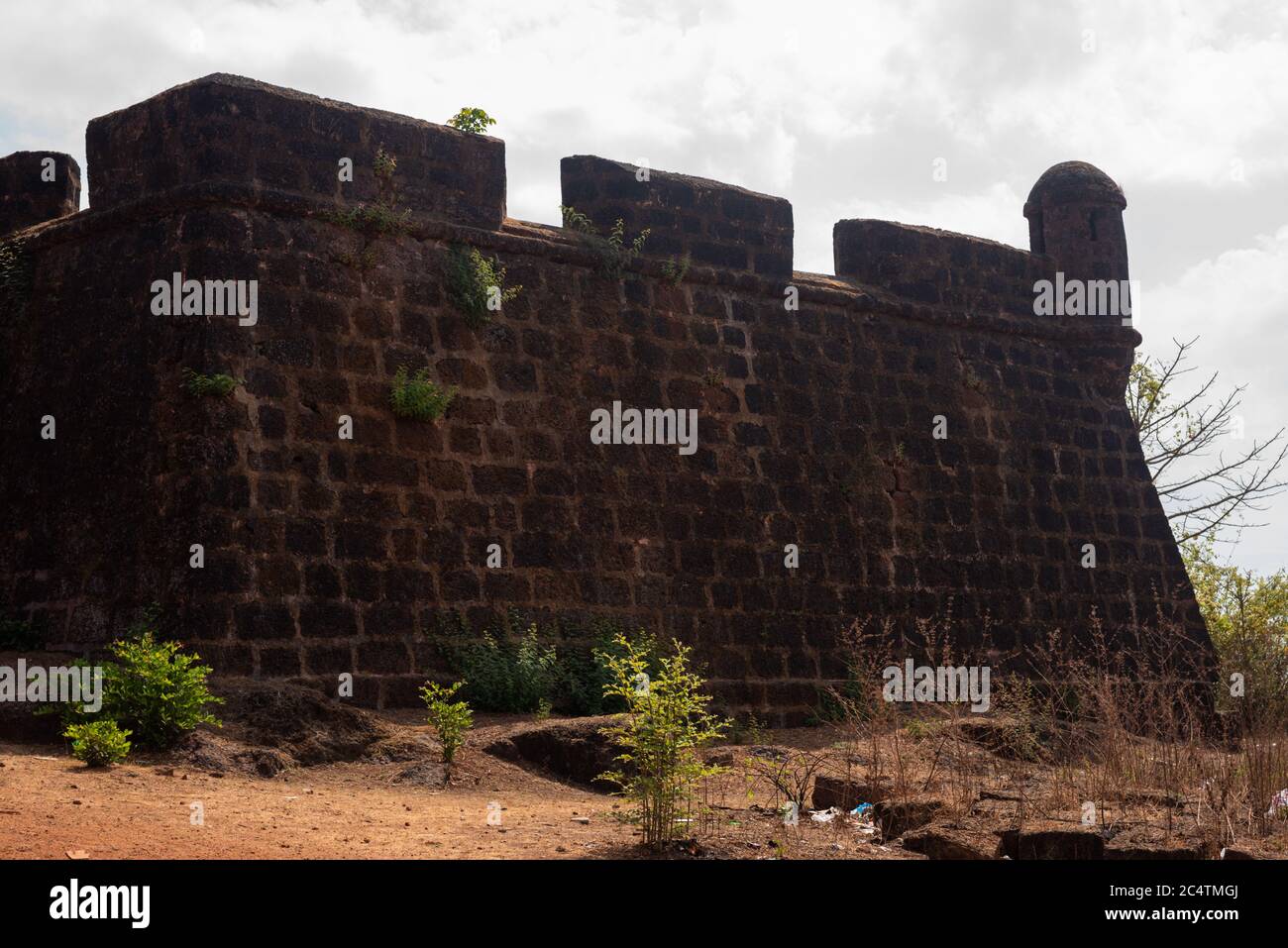 Chapora fort in goa india hi-res stock photography and images - Alamy