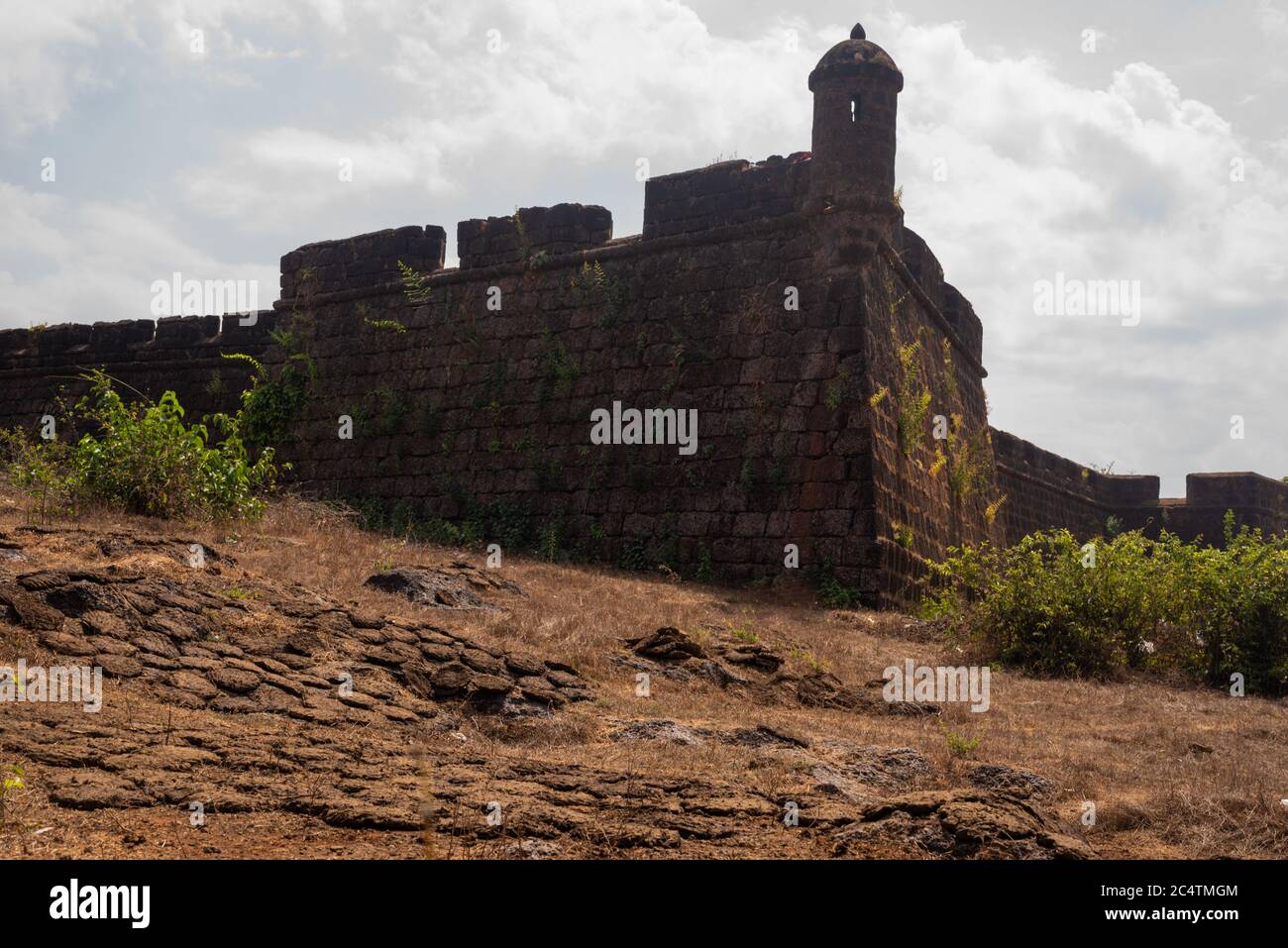 Chapora fort in goa india hi-res stock photography and images - Alamy