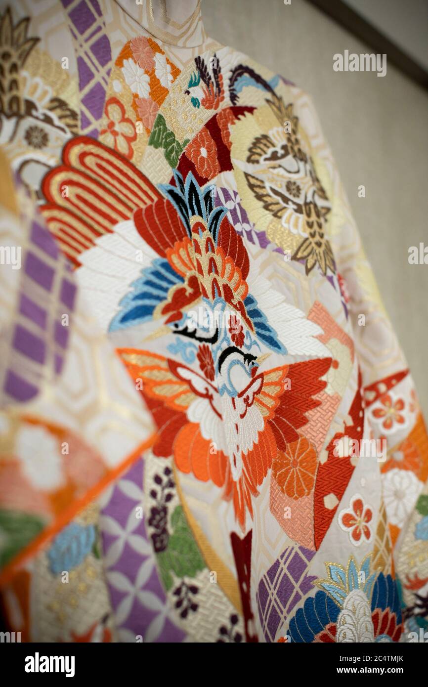 Colorful wedding kimono hi-res stock photography and images - Alamy
