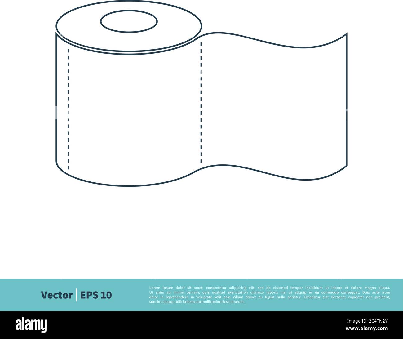 Tissue Toilet Paper Icon Vector Logo Template Illustration Design ...