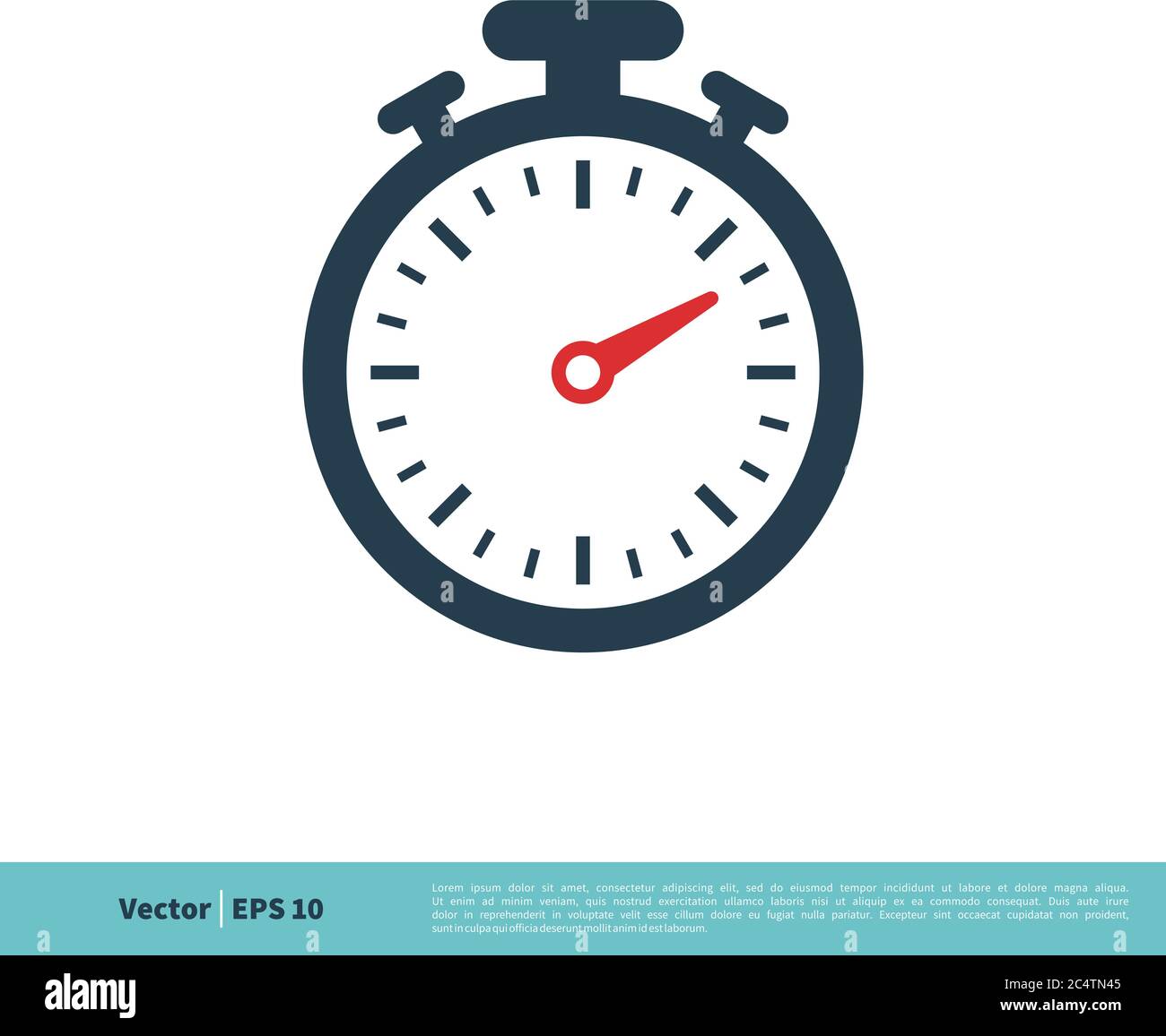 Stopwatch Icon Vector Logo Template Illustration Design. Vector EPS 10 ...