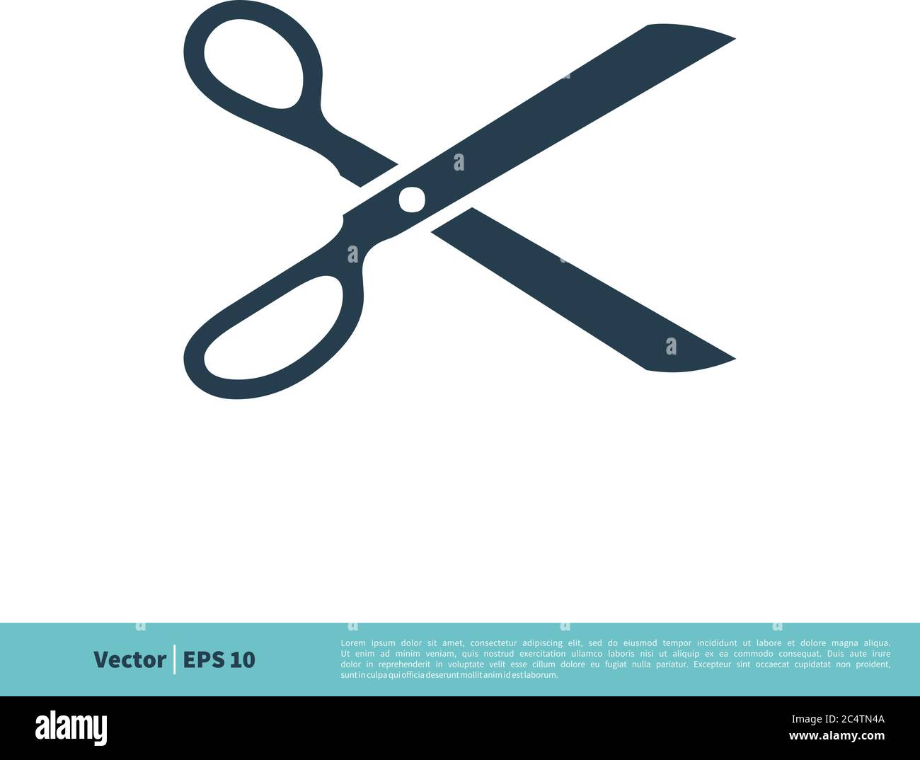 Scissor Icon Vector Logo Template Illustration Design. Vector EPS 10 ...