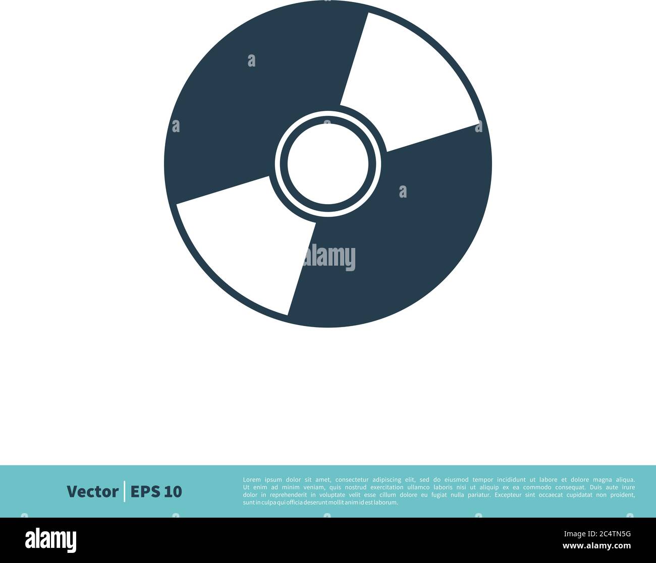 CD, DVD Icon Vector Logo Template Illustration Design. Vector EPS 10 ...