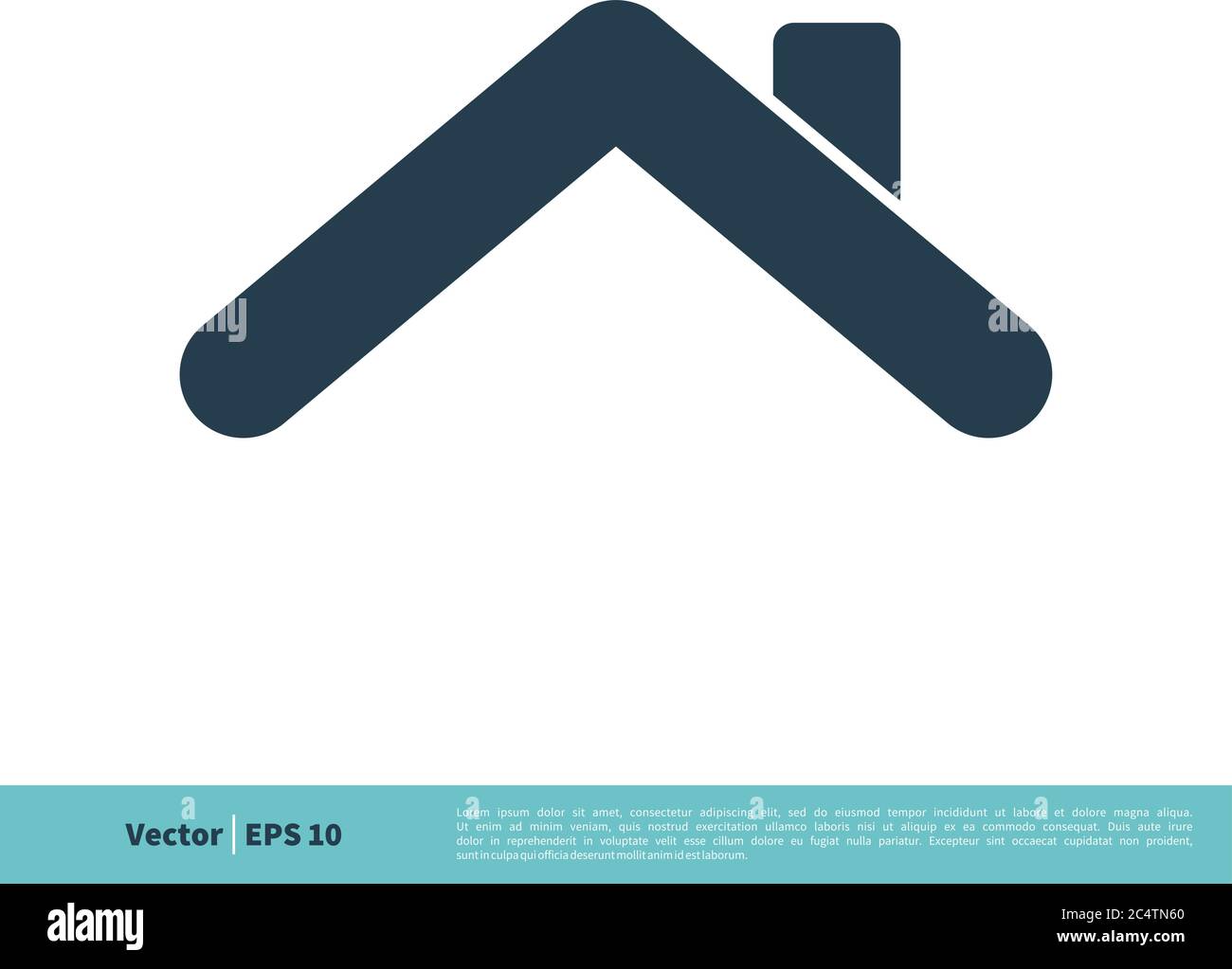 Roof Icon Vector Logo Template Illustration Design. Vector EPS 10 Stock ...