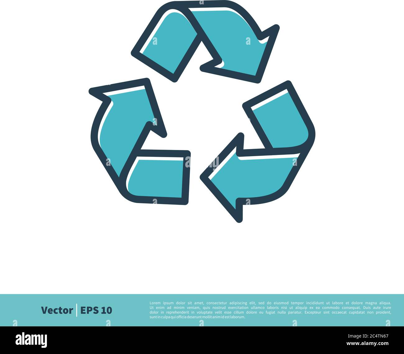 Ecology, Recycle Icon Vector Logo Template Illustration Design. Vector ...
