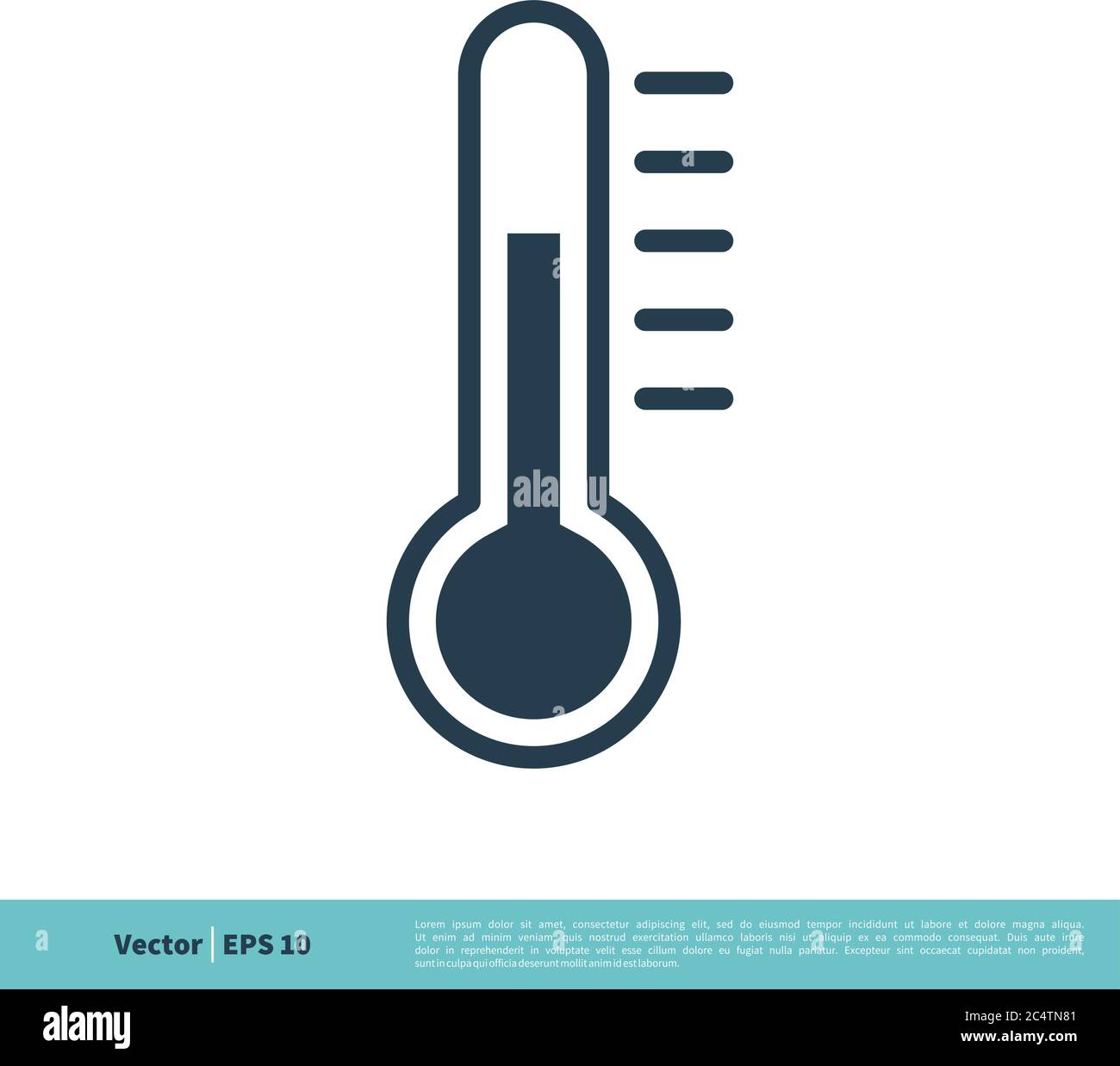 Thermometer Icon Vector Logo Template Illustration Design. Vector EPS ...
