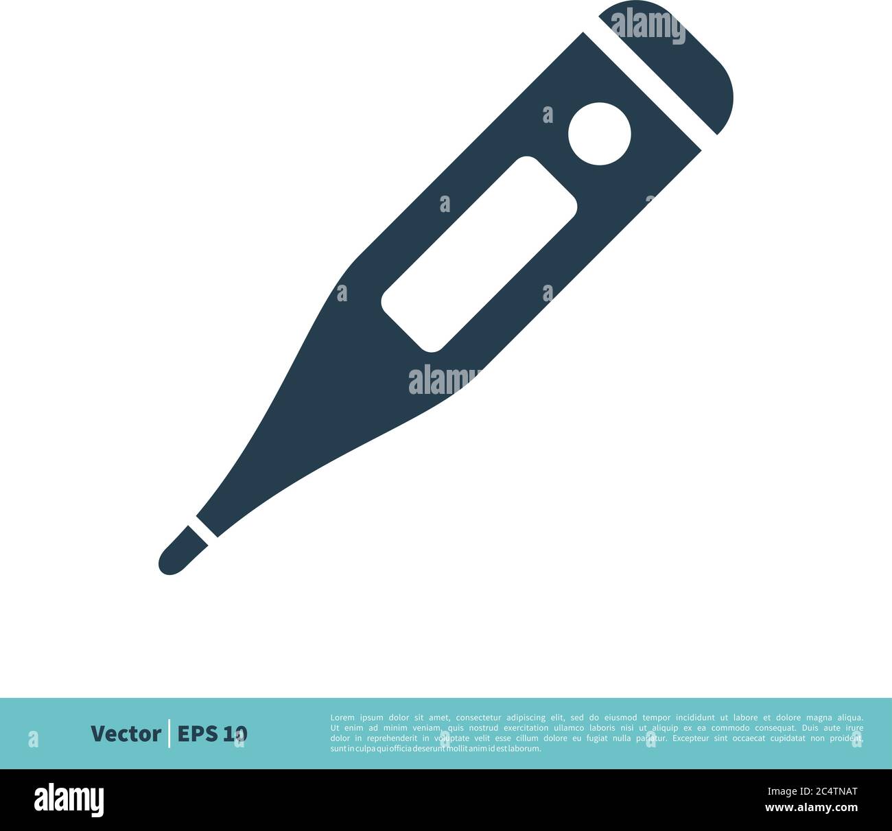 Thermometer Icon Vector Logo Template Illustration Design. Vector EPS ...