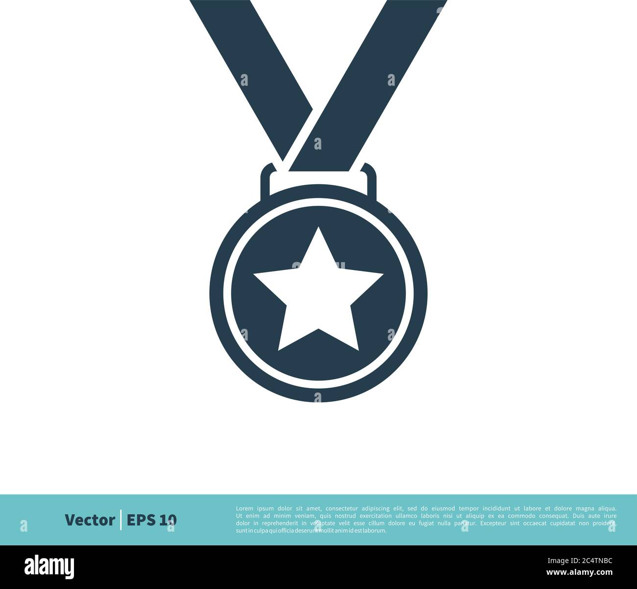 Medallion Icon Vector Logo Template Illustration Design. Vector EPS 10 ...