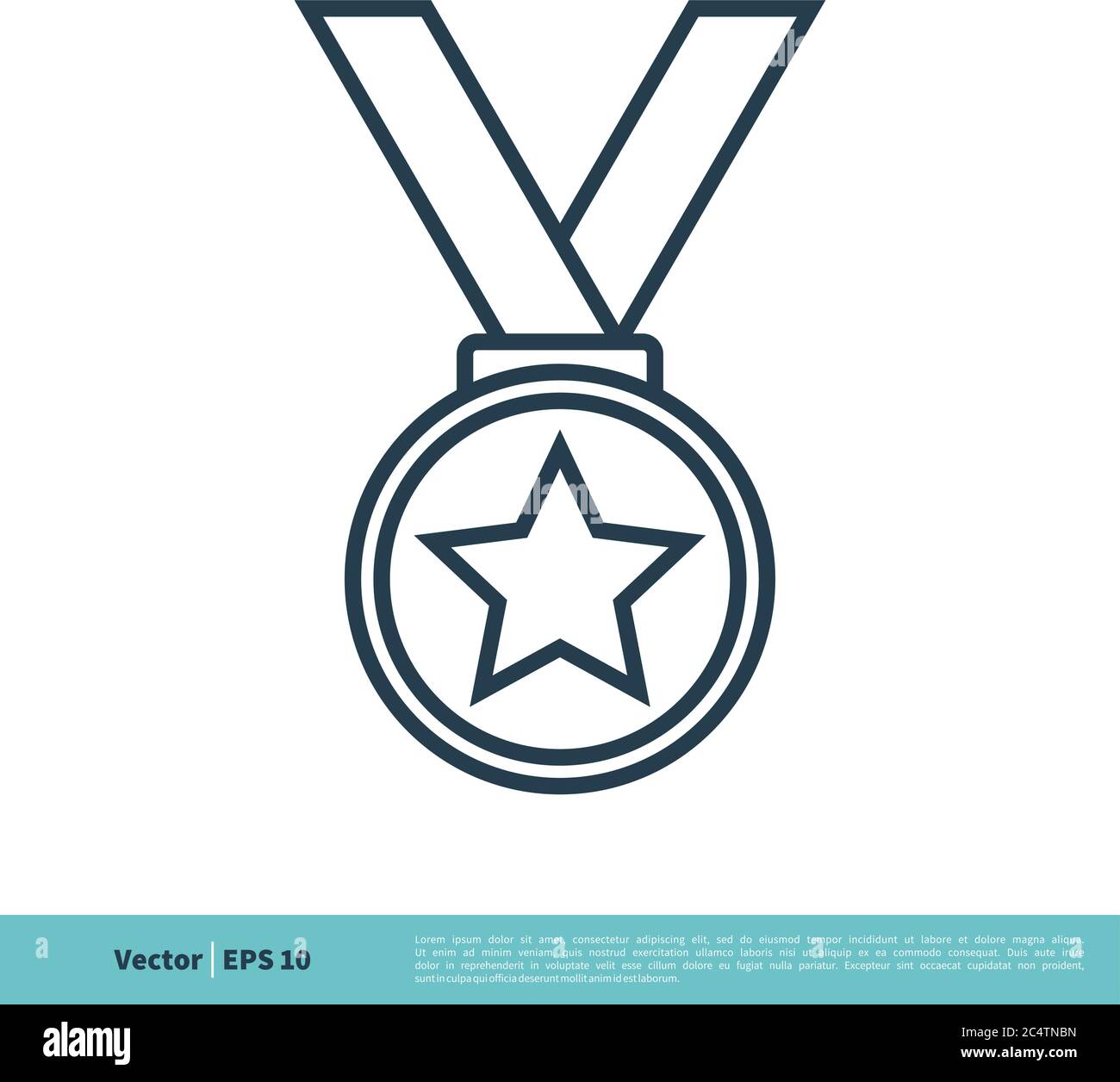Medallion Icon Vector Logo Template Illustration Design. Vector EPS 10 ...