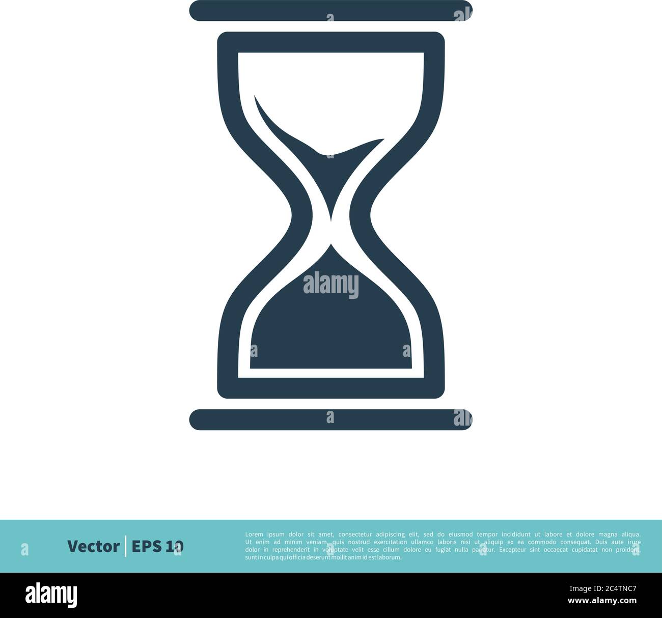 Hourglass Icon Vector Logo Template Illustration Design. Vector EPS 10 ...