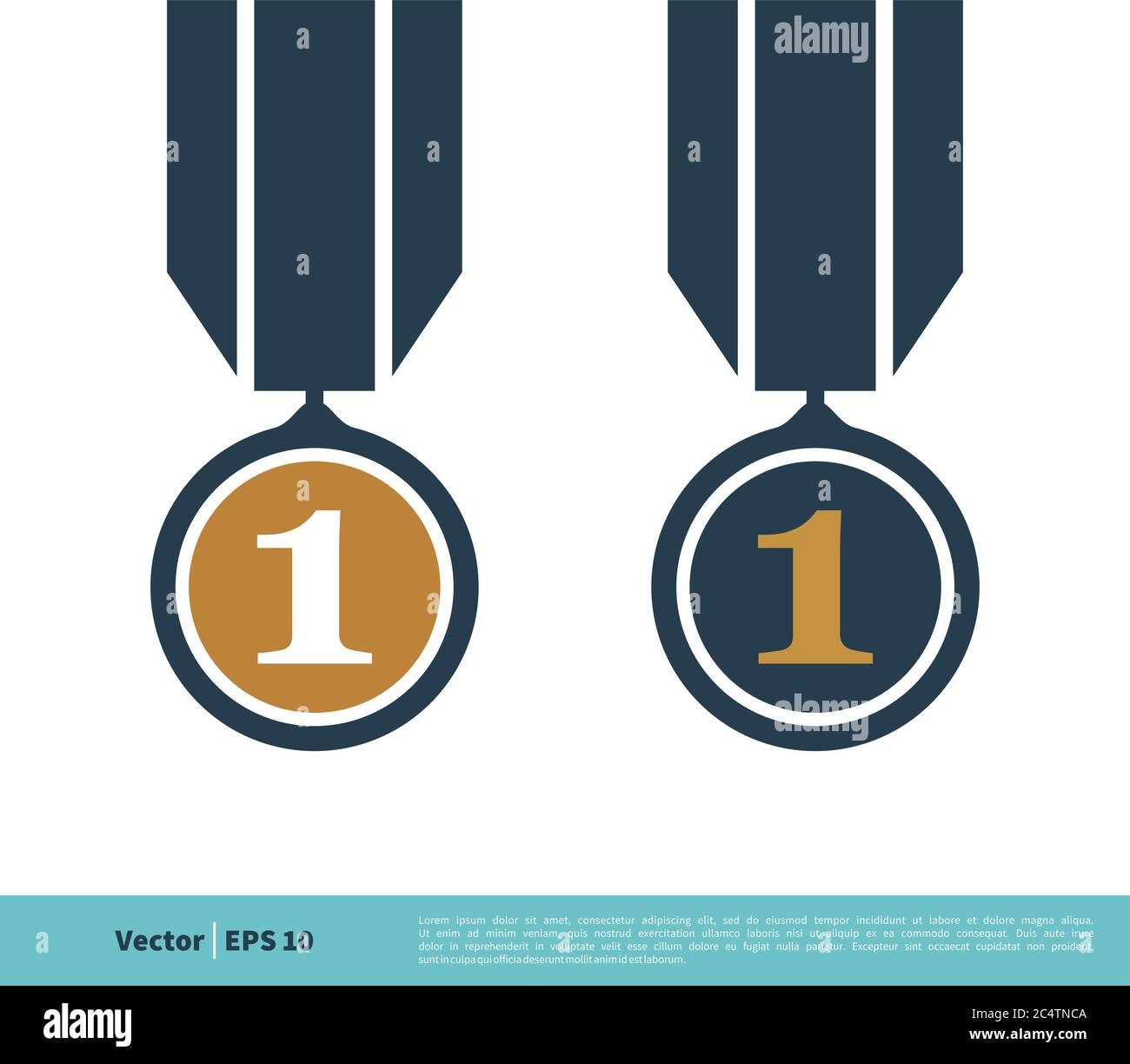 Medallion Icon Vector Logo Template Illustration Design. Vector EPS 10 ...