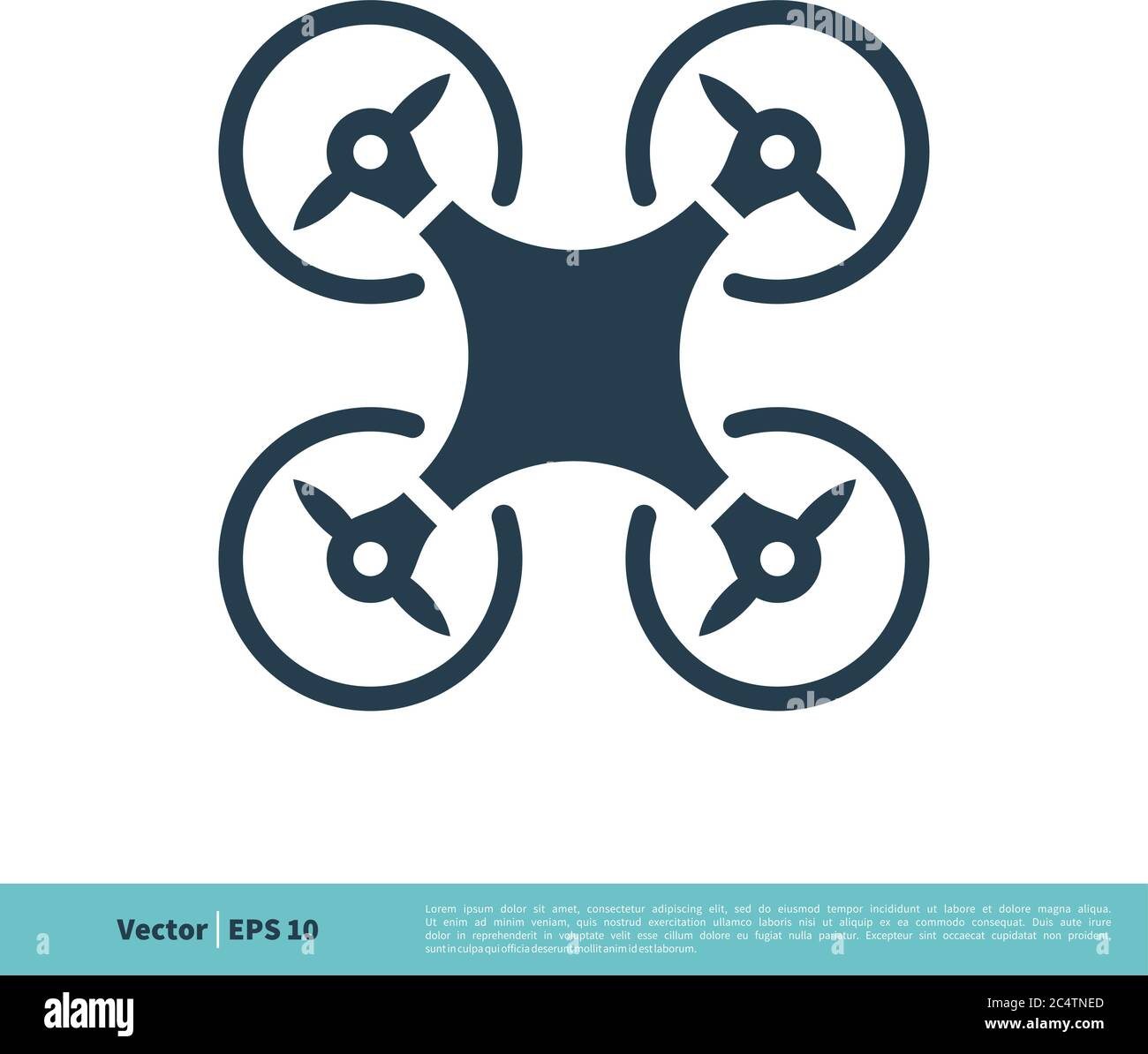 Drone Icon Vector Logo Template Illustration Design. Vector EPS 10 ...