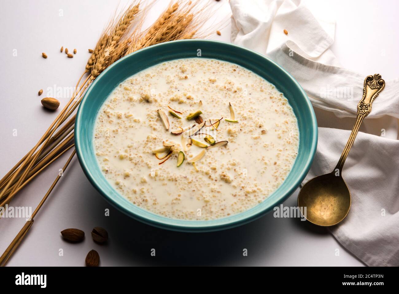 Daliya kheer or Dalia Payasam – Broken or Cracked wheat and milk ...