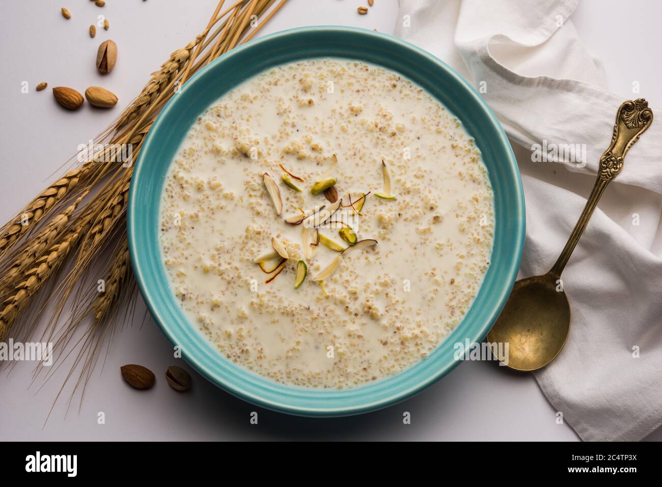 Daliya kheer or Dalia Payasam – Broken or Cracked wheat and milk ...