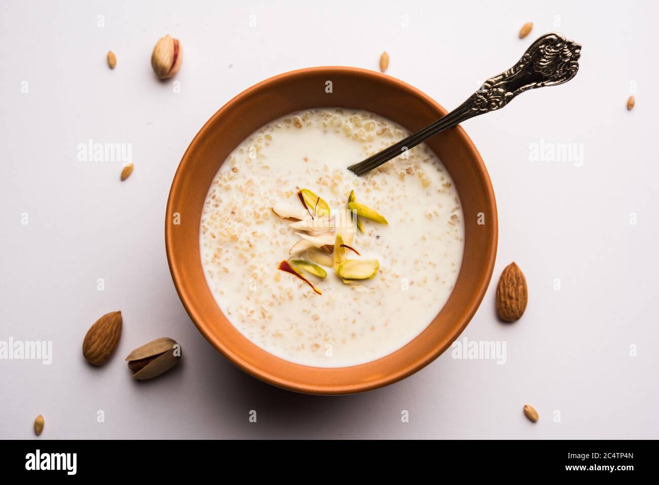 Daliya kheer or Dalia Payasam – Broken or Cracked wheat and milk ...
