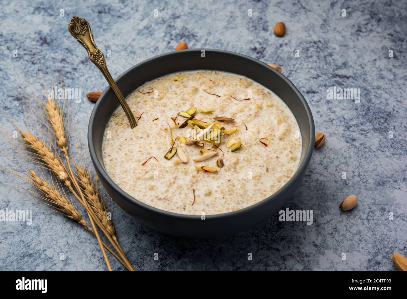 Daliya kheer or Dalia Payasam – Broken or Cracked wheat and milk ...