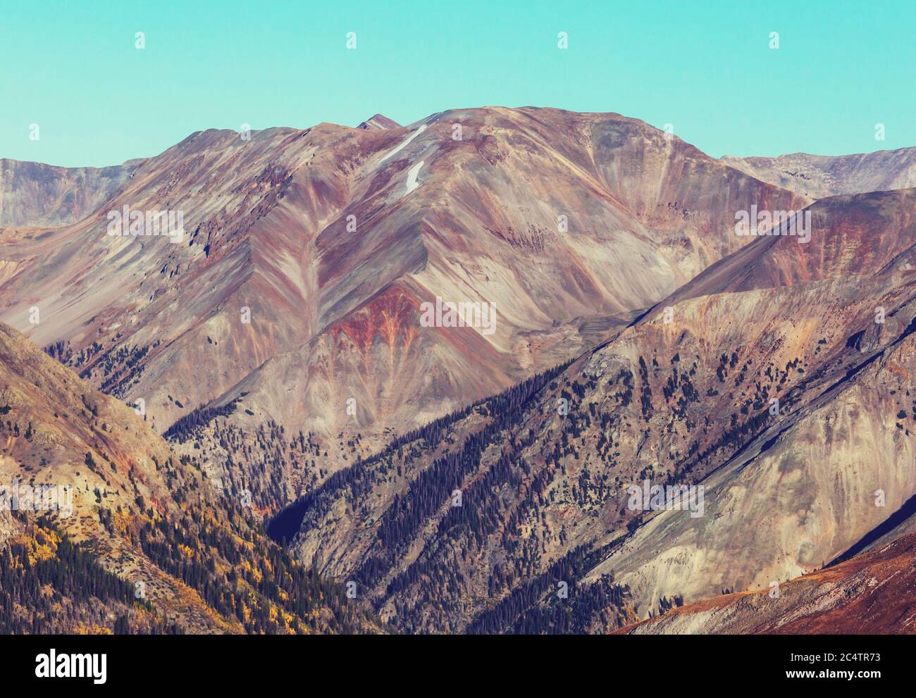 Mountain Landscape in Colorado Rocky Mountains, Colorado, United States ...