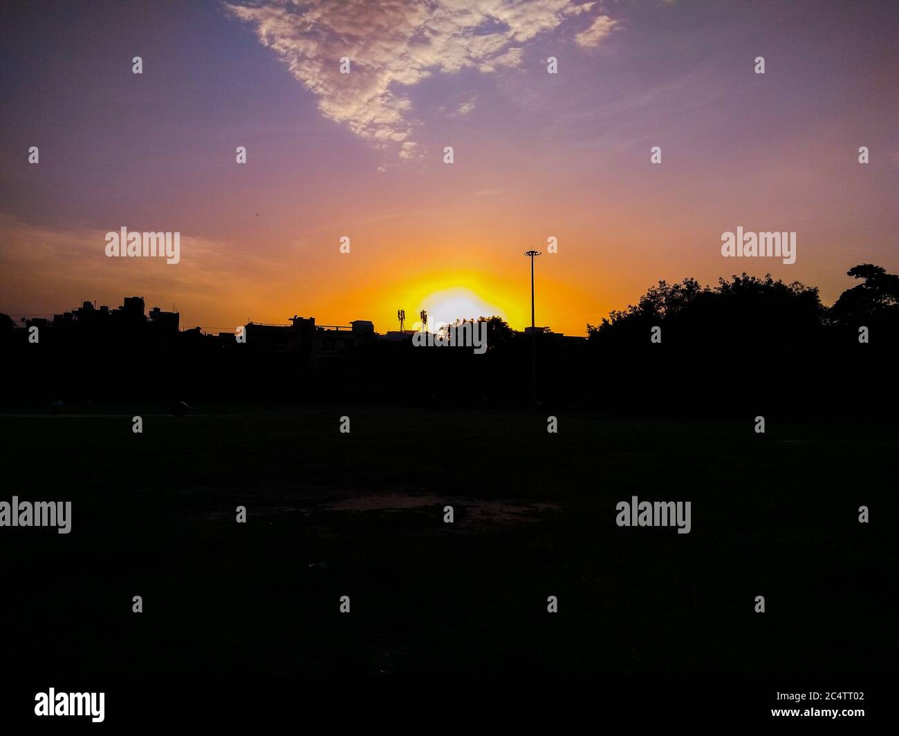 A picture of sunset Stock Photo - Alamy