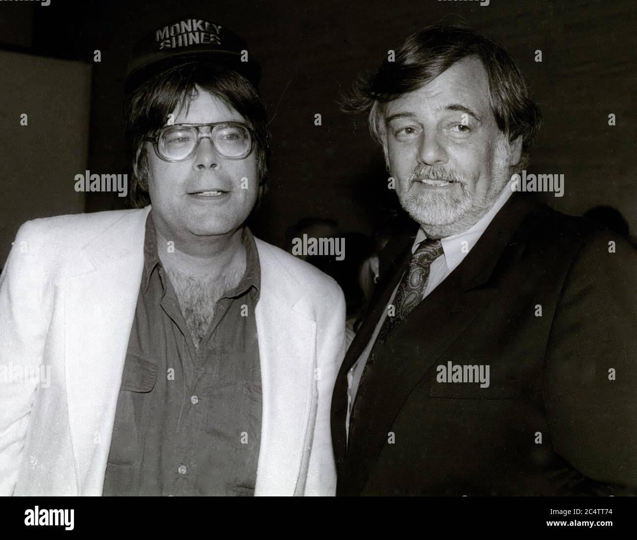 Stephen King George Romero, 1998, Photo By John Barrett/PHOTOlink ...