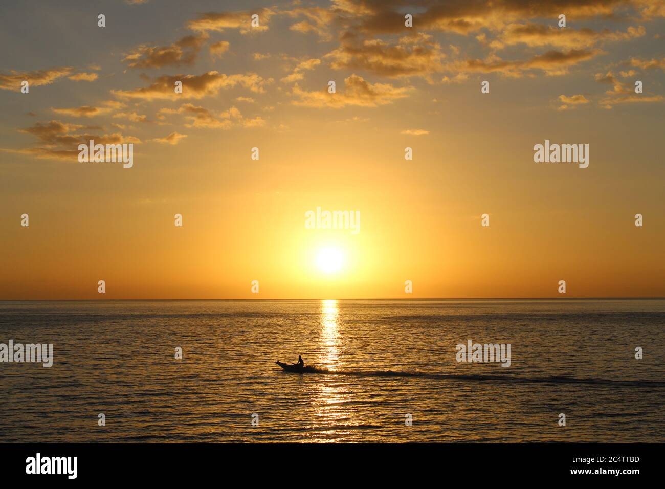 A photo taken during the golden hour somewhere in the Philippines. it ...