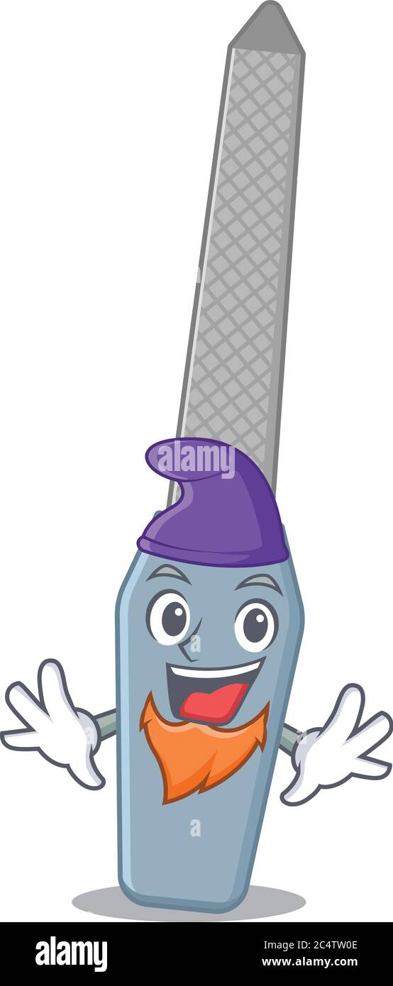 A gorgeous cartoon design of nail file as an Elf fairytale character ...