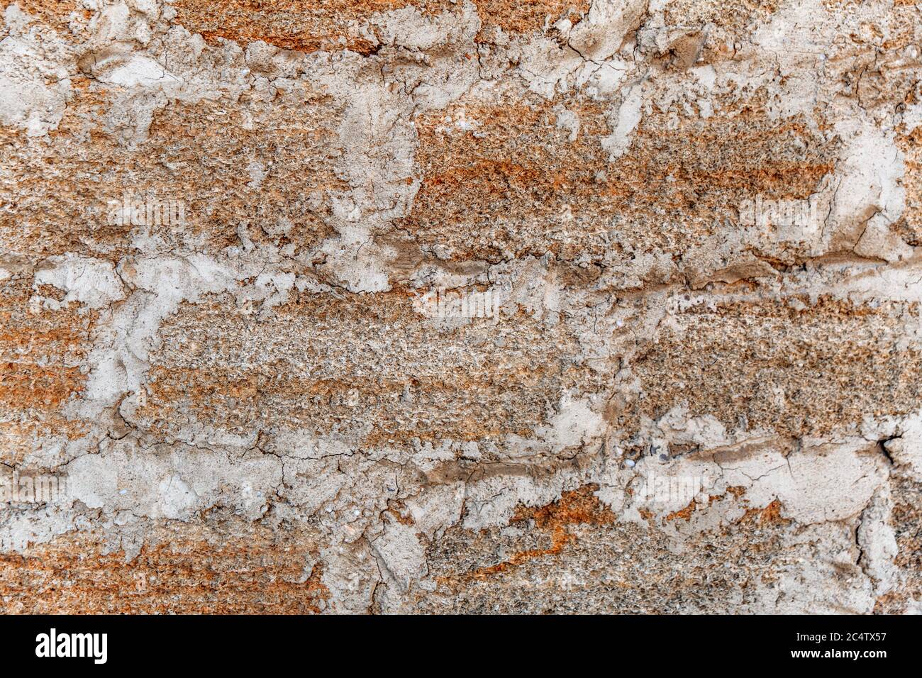 Rough texture of a brick wall made of shells, appearance.Textured Stock ...