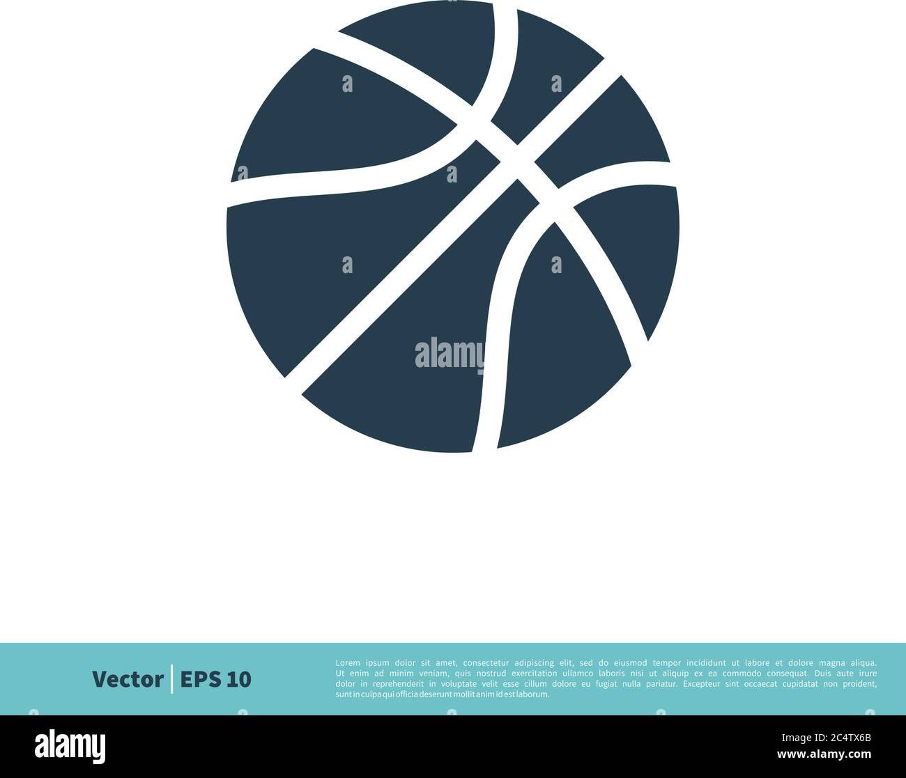 Basketball, Ball Icon Vector Logo Template Illustration Design. Vector ...