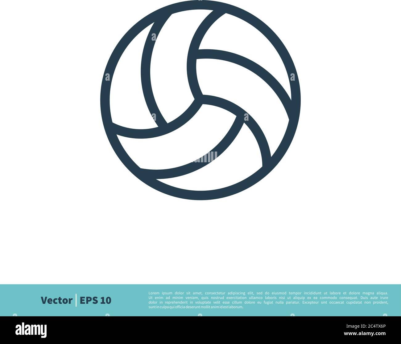 Volleyball ball vector vectors hi-res stock photography and images - Alamy