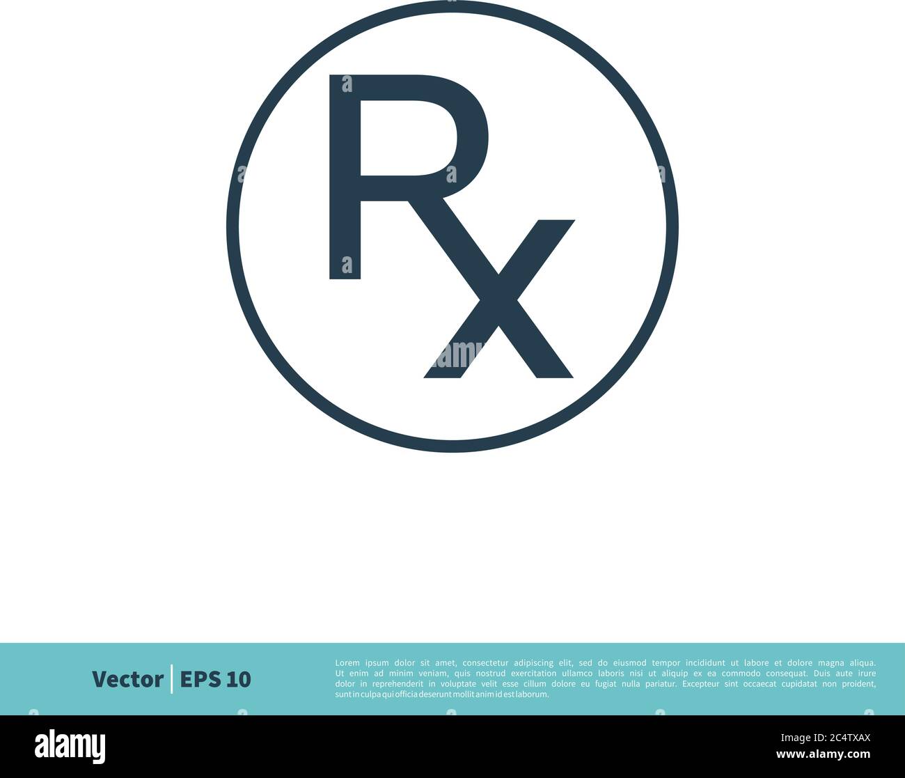 RX Letter Medical Icon Vector Logo Template Illustration Design. Vector EPS 10 Stock Vector ...