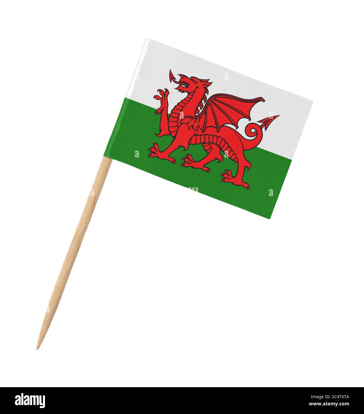Welsh flag on flagpole hi-res stock photography and images - Alamy