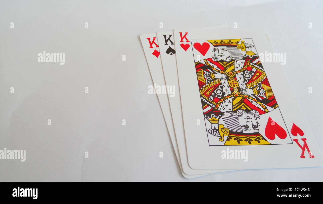 Four kings playing cards hi-res stock photography and images - Alamy