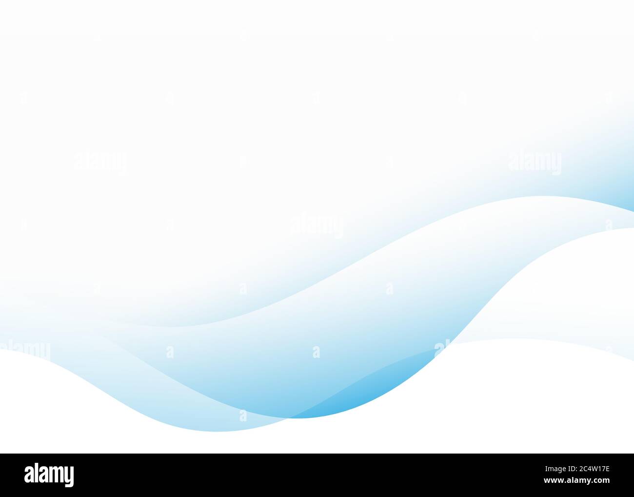 Light blue lines wave minimal abstract subtle 3d paper vector white background illustration ...